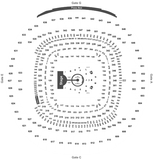 Superdome Concert Seating Chart