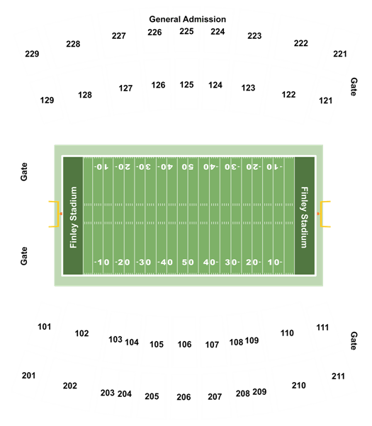 Finley Stadium Chattanooga Map