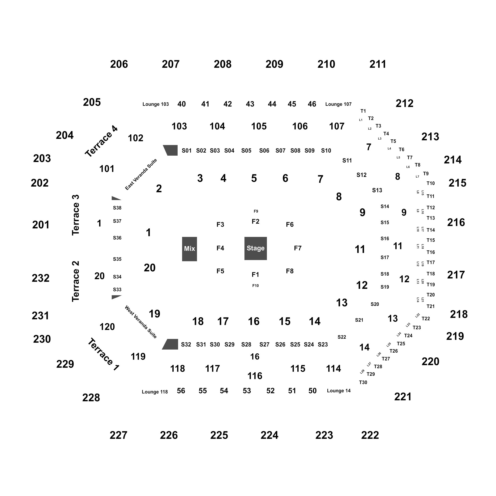 Seating Chart Fieldhouse Fort PSM Fieldhouse