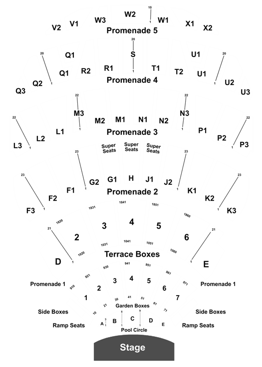 jones beach seating chart