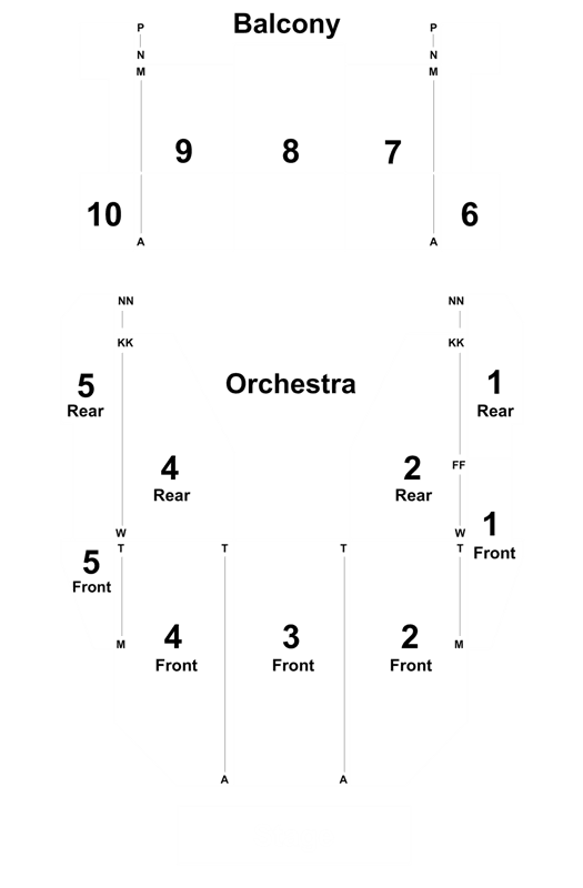 Kodak Theater Seating Chart Concert Events « Eastman Theatre