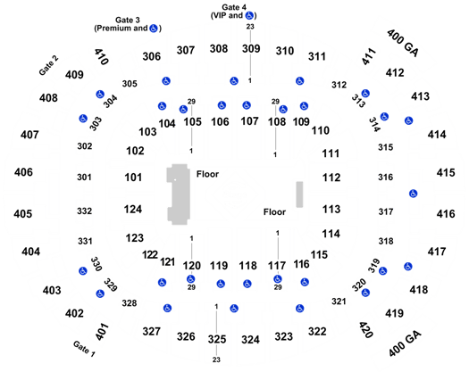Savage Arena Seating