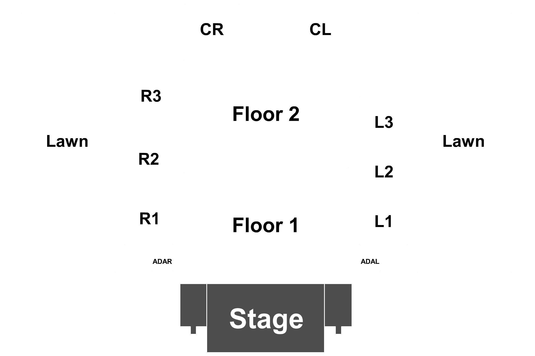 Roseland Ballroom Seating Chart