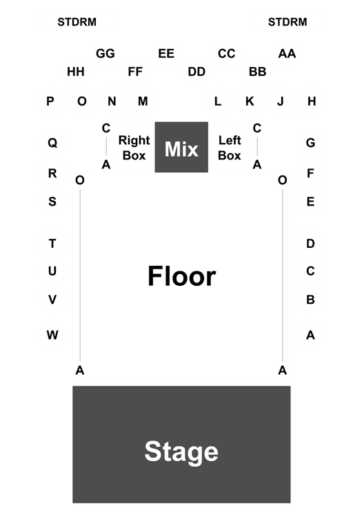count basie seating chart